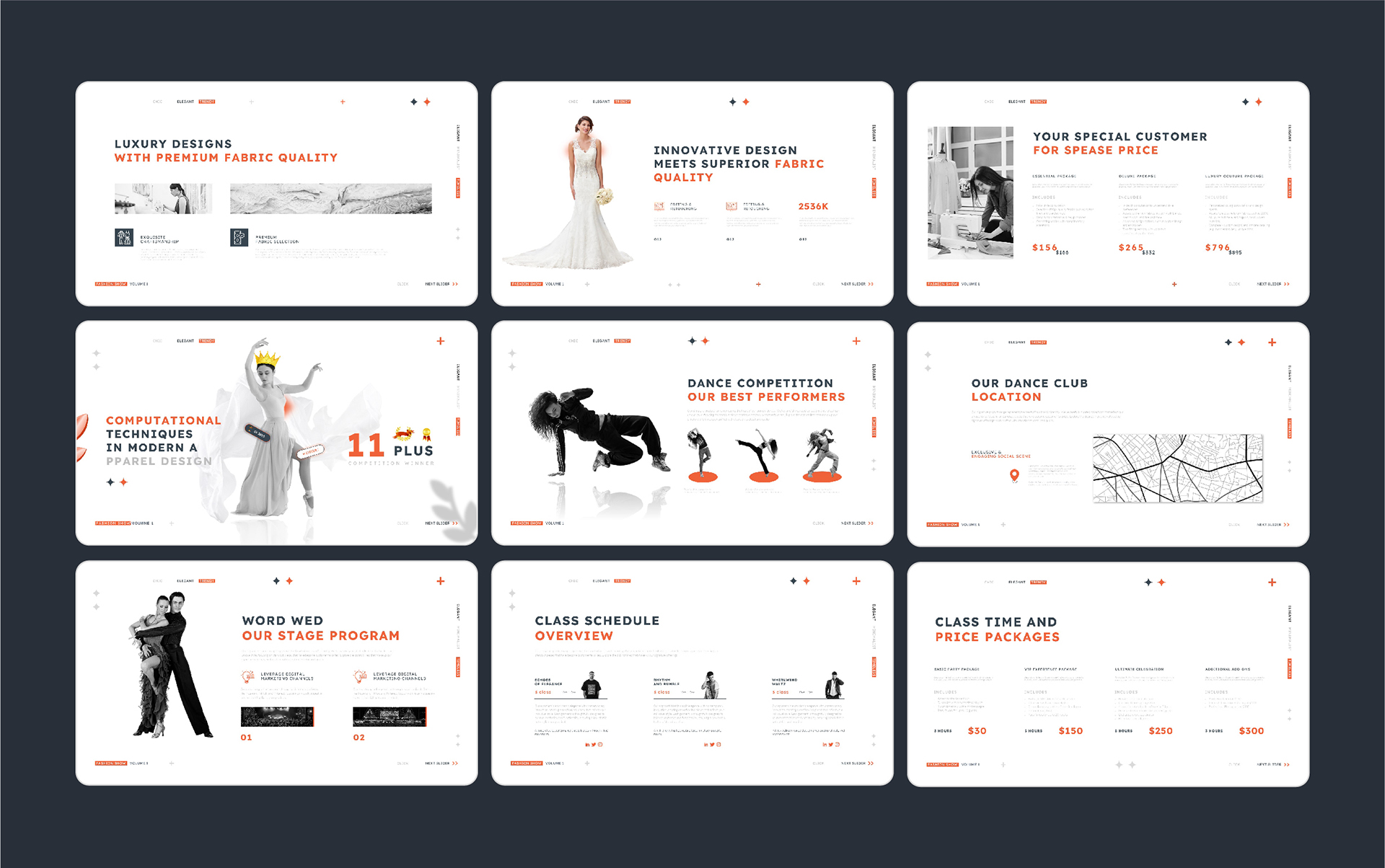 Fashion: Business PowerPoint Presentation Template, Presentation Templates