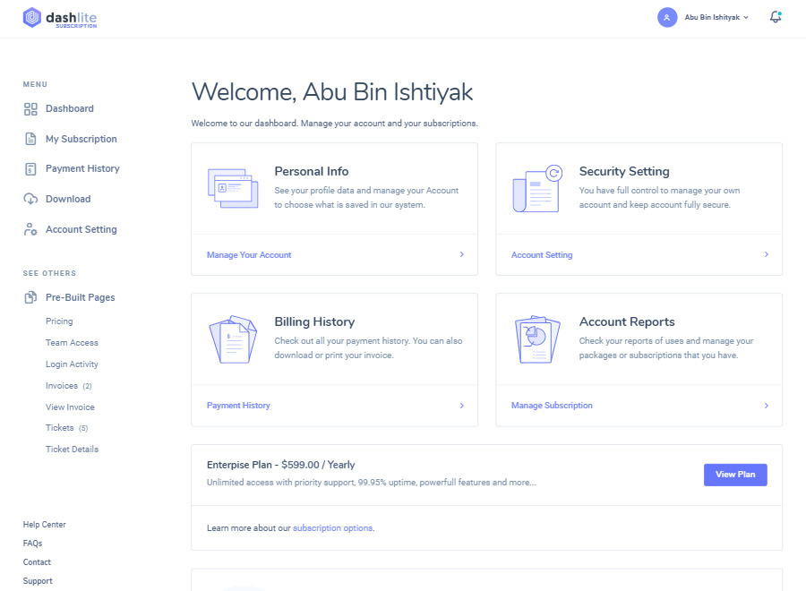 DashLite - Bootstrap Responsive Admin Dashboard Template by softnio