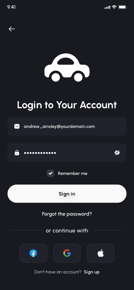 Caro - Car Marketplace React Native Expo App Ui Kit by lalastudio12
