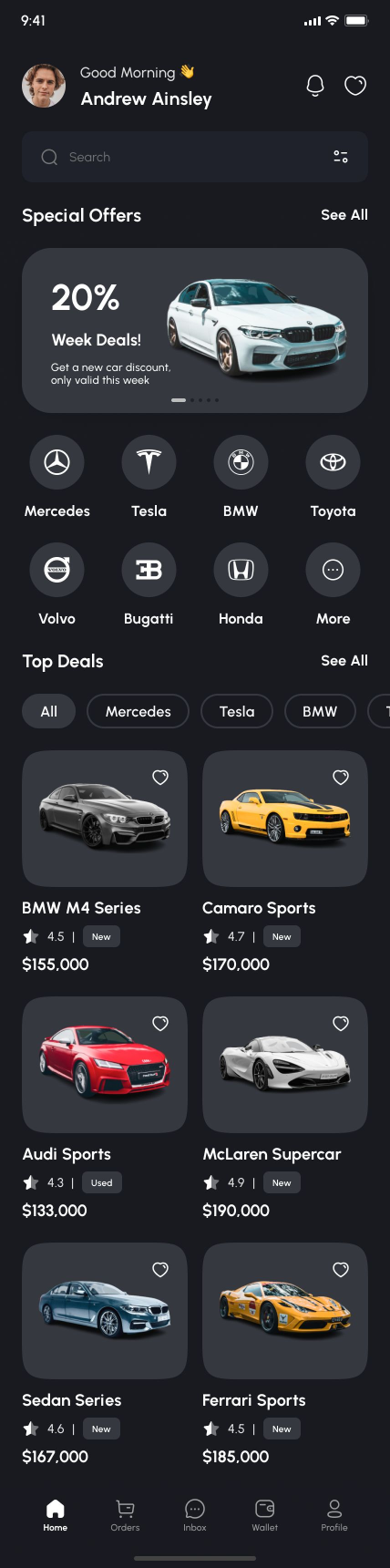 Caro - Car Marketplace React Native CLI App Ui Kit by lalaWeb | CodeCanyon