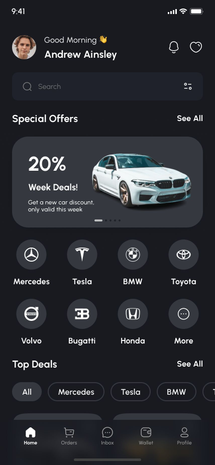 Caro - Car Marketplace React Native CLI App Ui Kit by lalaWeb | CodeCanyon