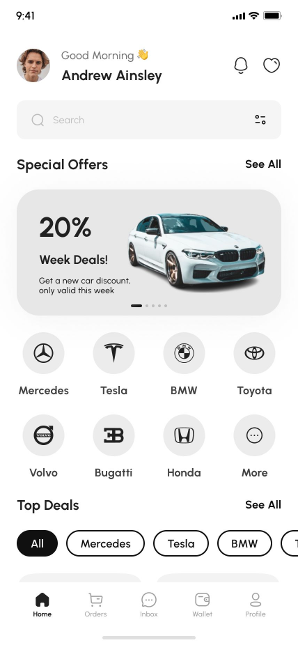 Caro - Car Marketplace React Native CLI App Ui Kit by lalaWeb | CodeCanyon