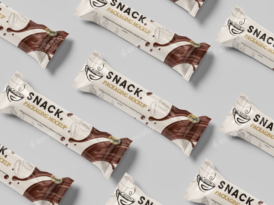 Snack Packaging Mockup, Graphics | GraphicRiver