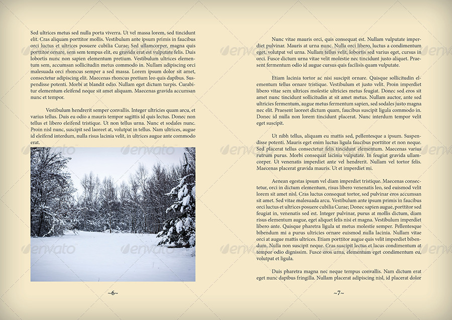 Old Styled Book, Print Templates | GraphicRiver