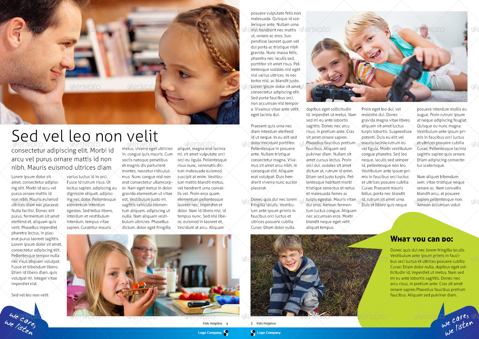 kids Helpline Newsletter, Print Templates | GraphicRiver