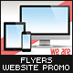 Website Responsive Promo Flyers Template v.1, Print Templates ...