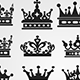 25 Royal Crown Shapes, Add-ons | GraphicRiver