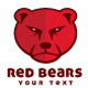 Red Bears Logo Template, Logo Templates | GraphicRiver