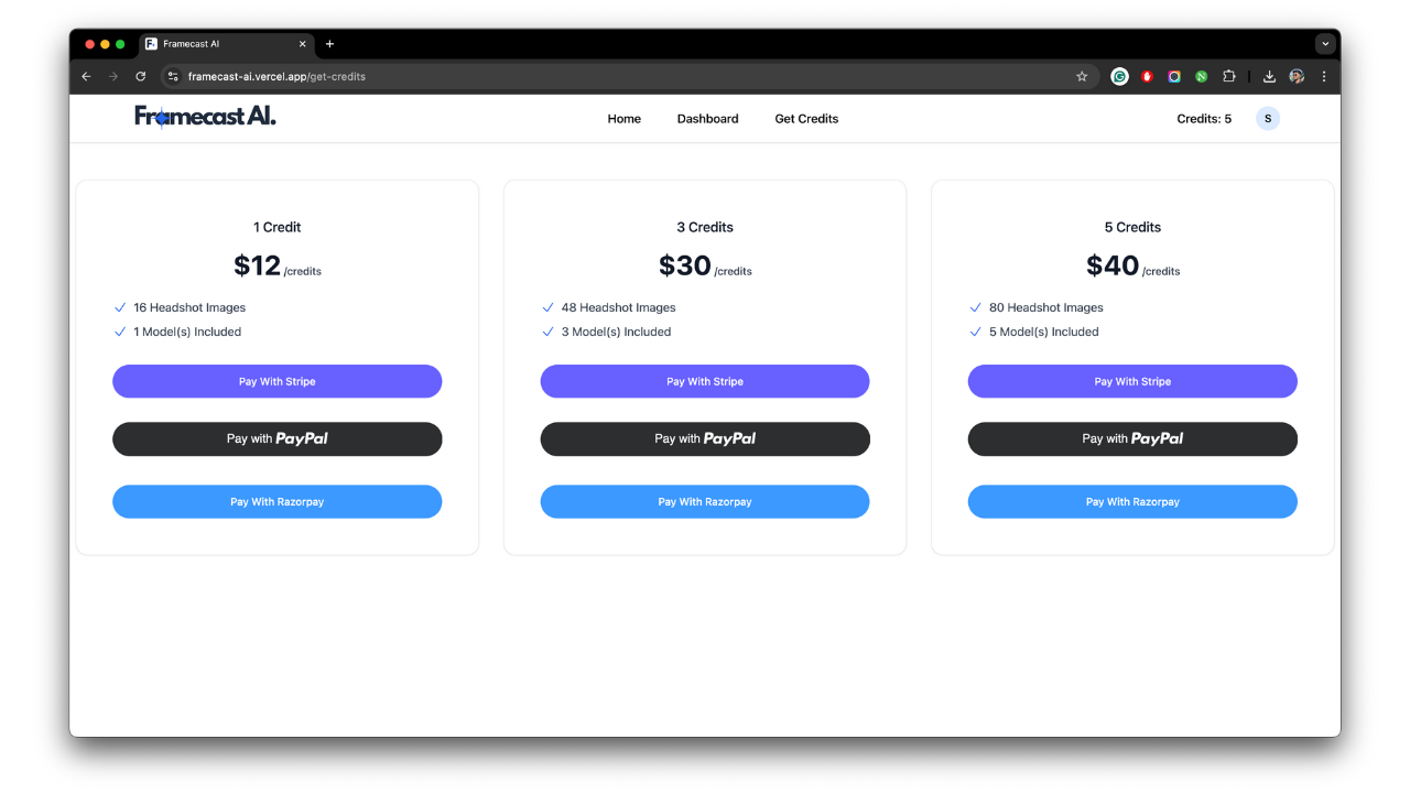 Framecast AI - AI Headshot Generator, Avatar Maker, Image Generator ...