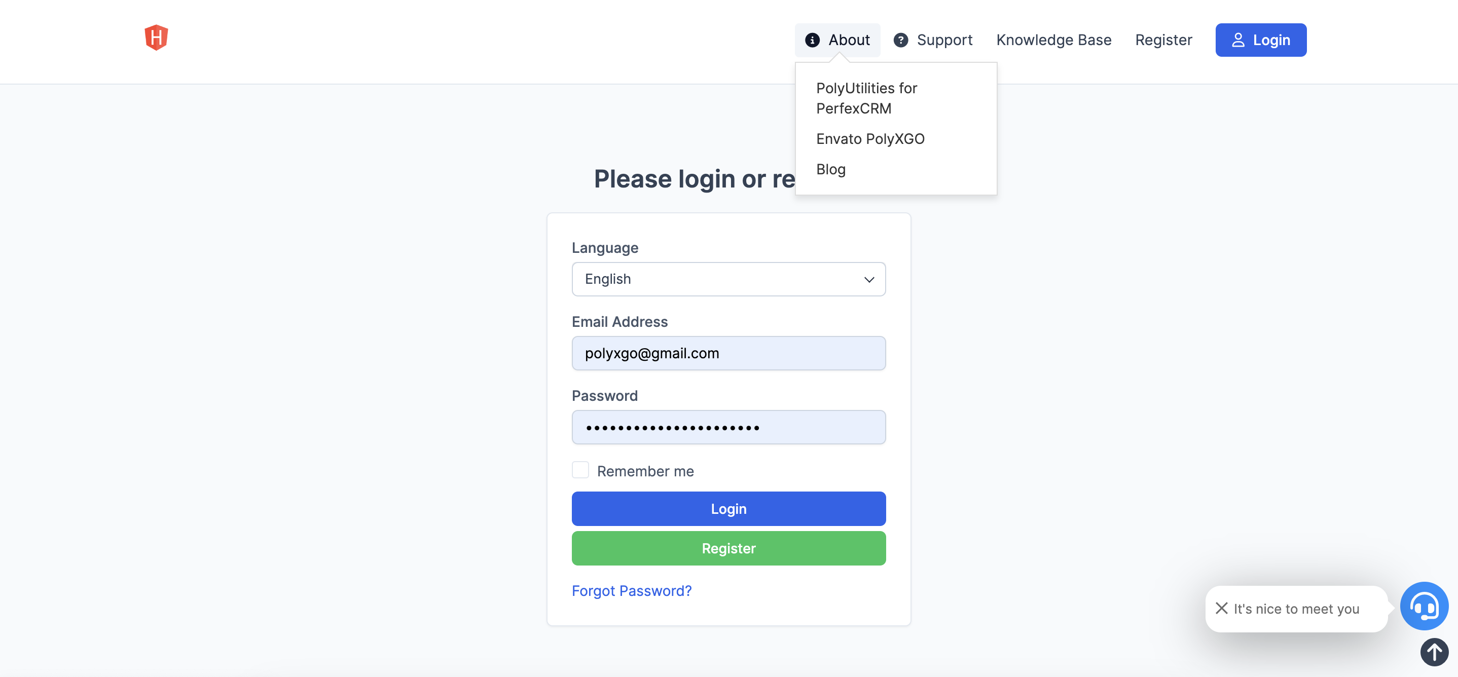 Polyutilities For Perfex Crm Quick Access Menu Custom Js Css And