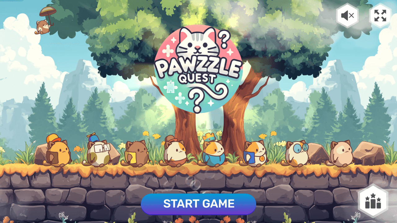 Pawzzle Quest - HTML5 Quiz Game (Construct 3) + Firebase Leaderboard (No plugin) by polargames
