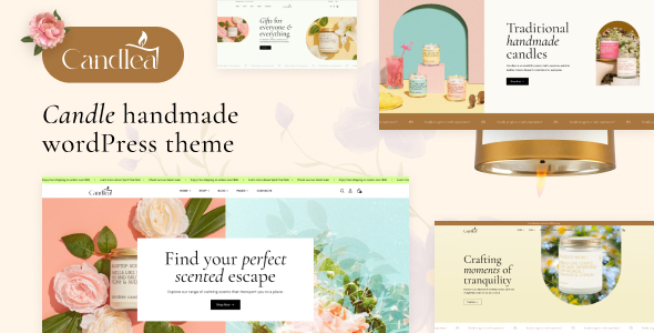 Candlea - Candle Handmade WordPress Theme by pavothemes | ThemeForest