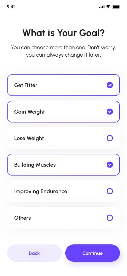 Omofit Pro - Fitness & Workout React Native CLI App Ui Kit by lalaWeb