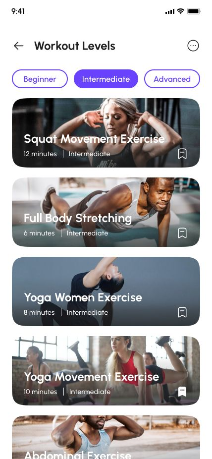 Omofit Pro - Fitness & Workout React Native CLI App Ui Kit by lalastudio12