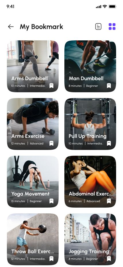 Omofit Pro - Fitness & Workout React Native CLI App Ui Kit by lalastudio12