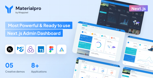 MaterialPro - Next.js Admin Dashboard by wrappixel | ThemeForest