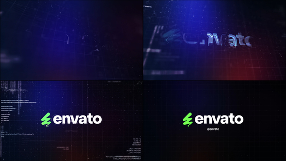 Digital Coding Sci-Fi Logo Reveal, After Effects Project Files | VideoHive