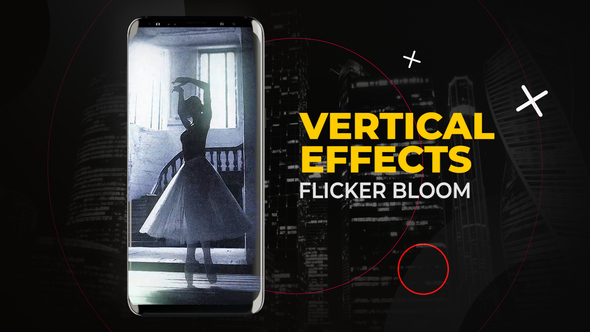Vertical Flicker Bloom Effects | After Effects, After Effects Project Files