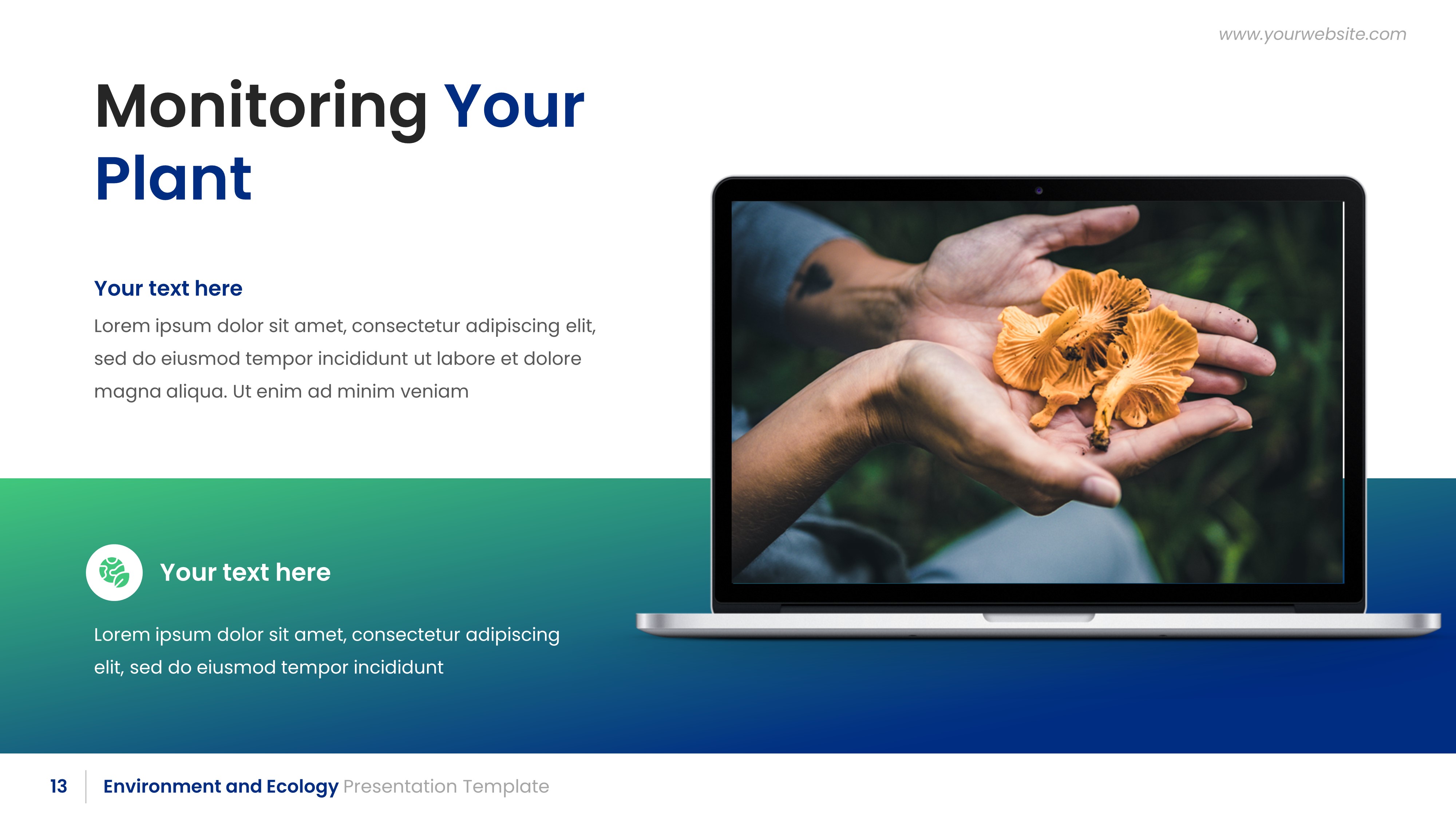Environment & Ecology Presentation Template, Presentation Templates