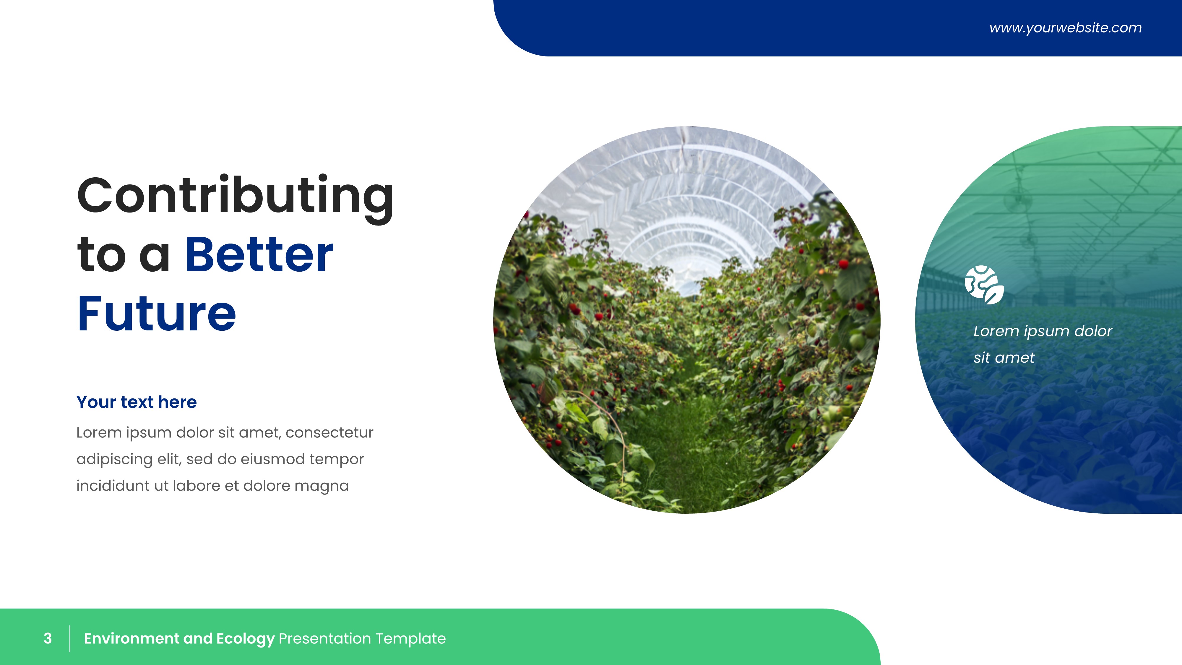 Environment & Ecology Presentation Template, Presentation Templates