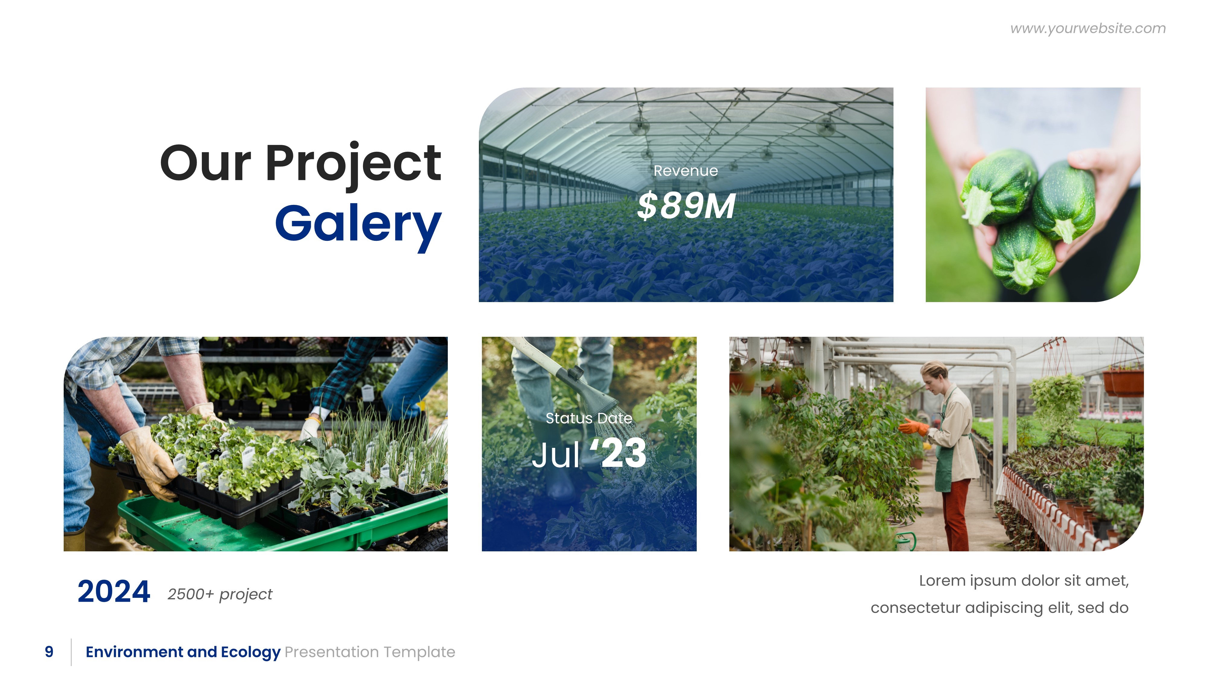 Environment & Ecology Presentation Template, Presentation Templates