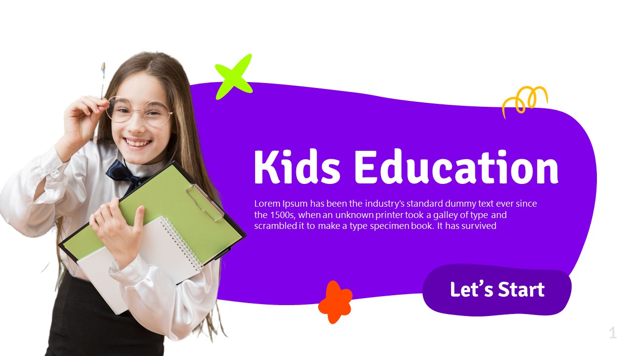 Kids Education Google Slides Presentation, Presentation Templates ...