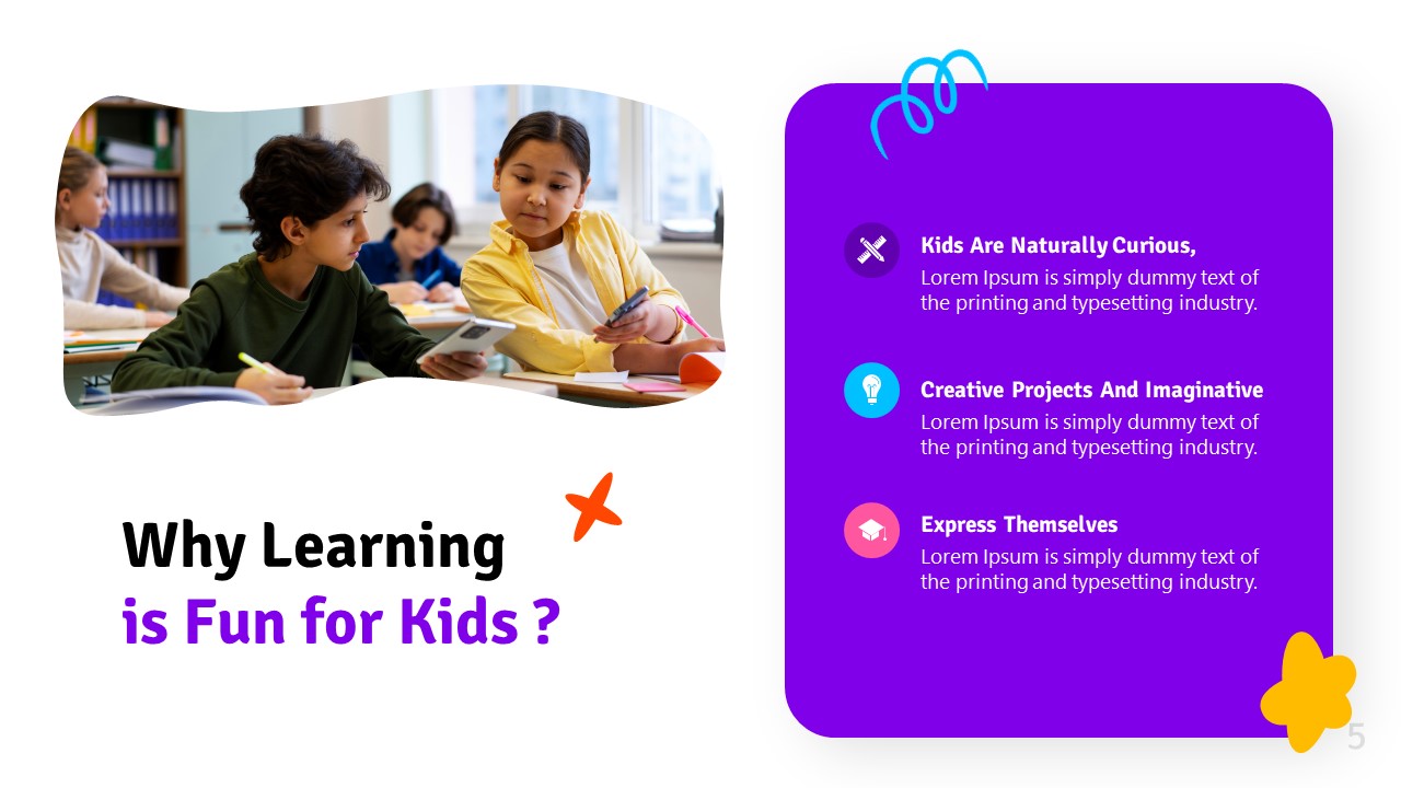 Kids Education Google Slides Presentation, Presentation Templates ...