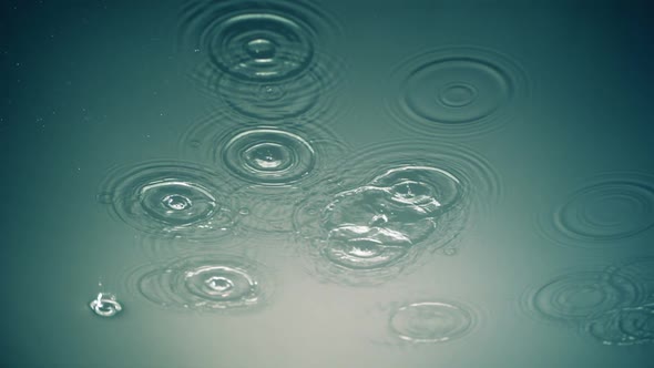 Water drop and ripple, Slow Motion, Stock Footage | VideoHive