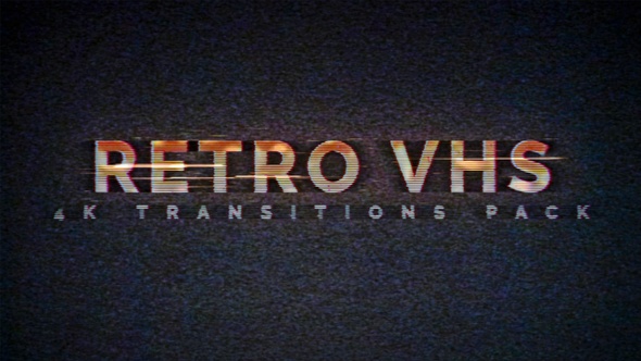 Retro VHS Transition 10-Pack 4K, Motion Graphics | VideoHive