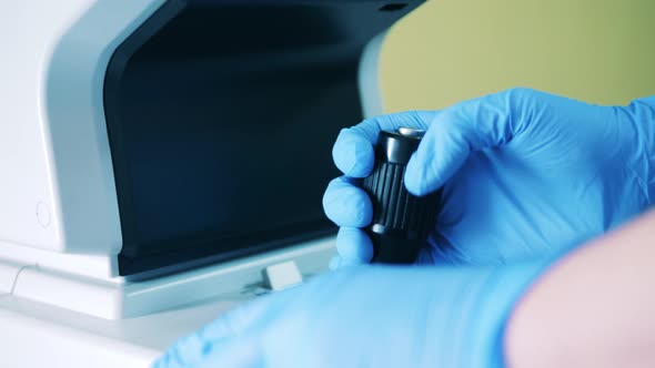 Joystick of a Medical Device Managed By a Doctor, Stock Footage | VideoHive