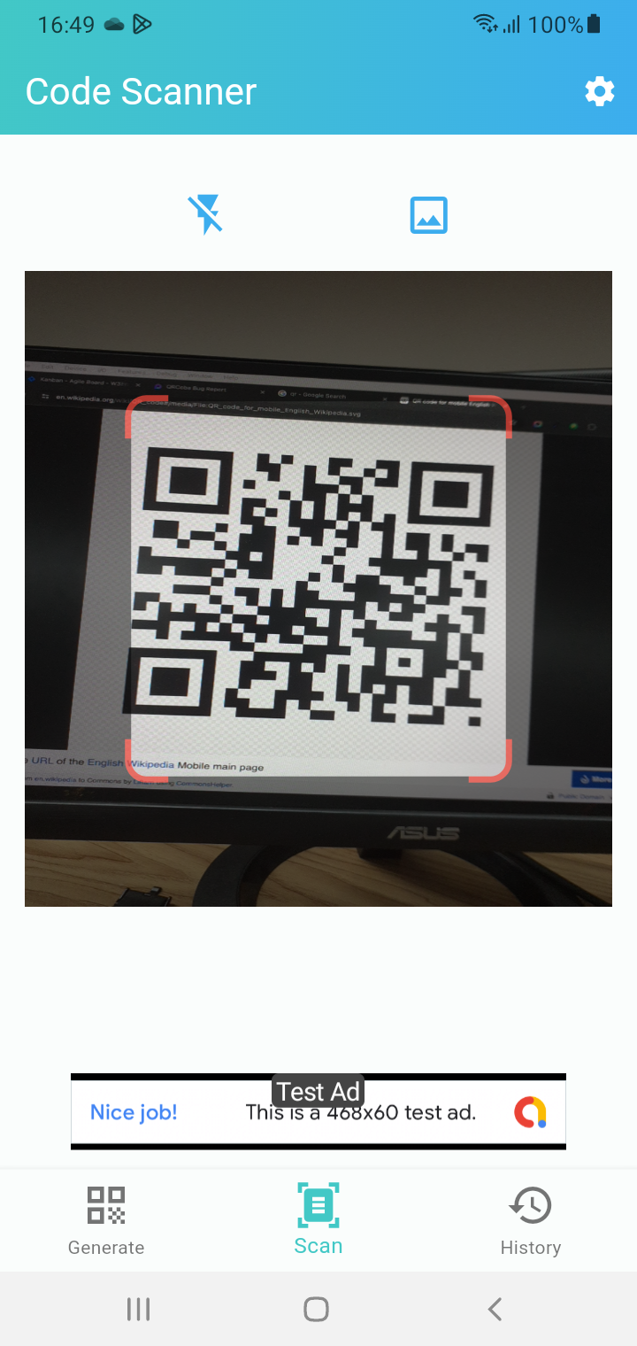 QRcoba: Simple QR & Barcode Scanner App for Android and iOS by W3Engineers