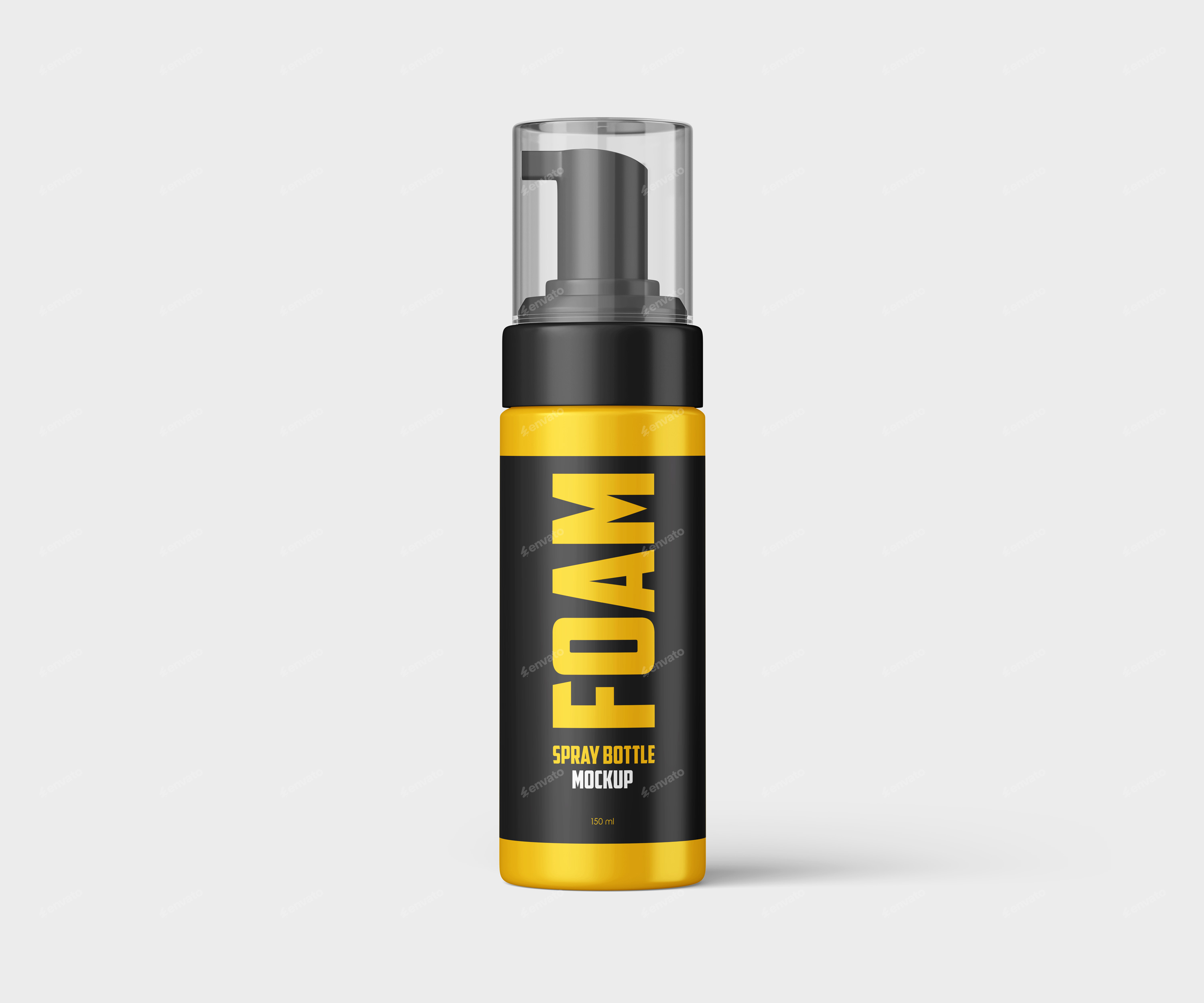 Foam Spray Bottle Mockup Set, Graphics | GraphicRiver