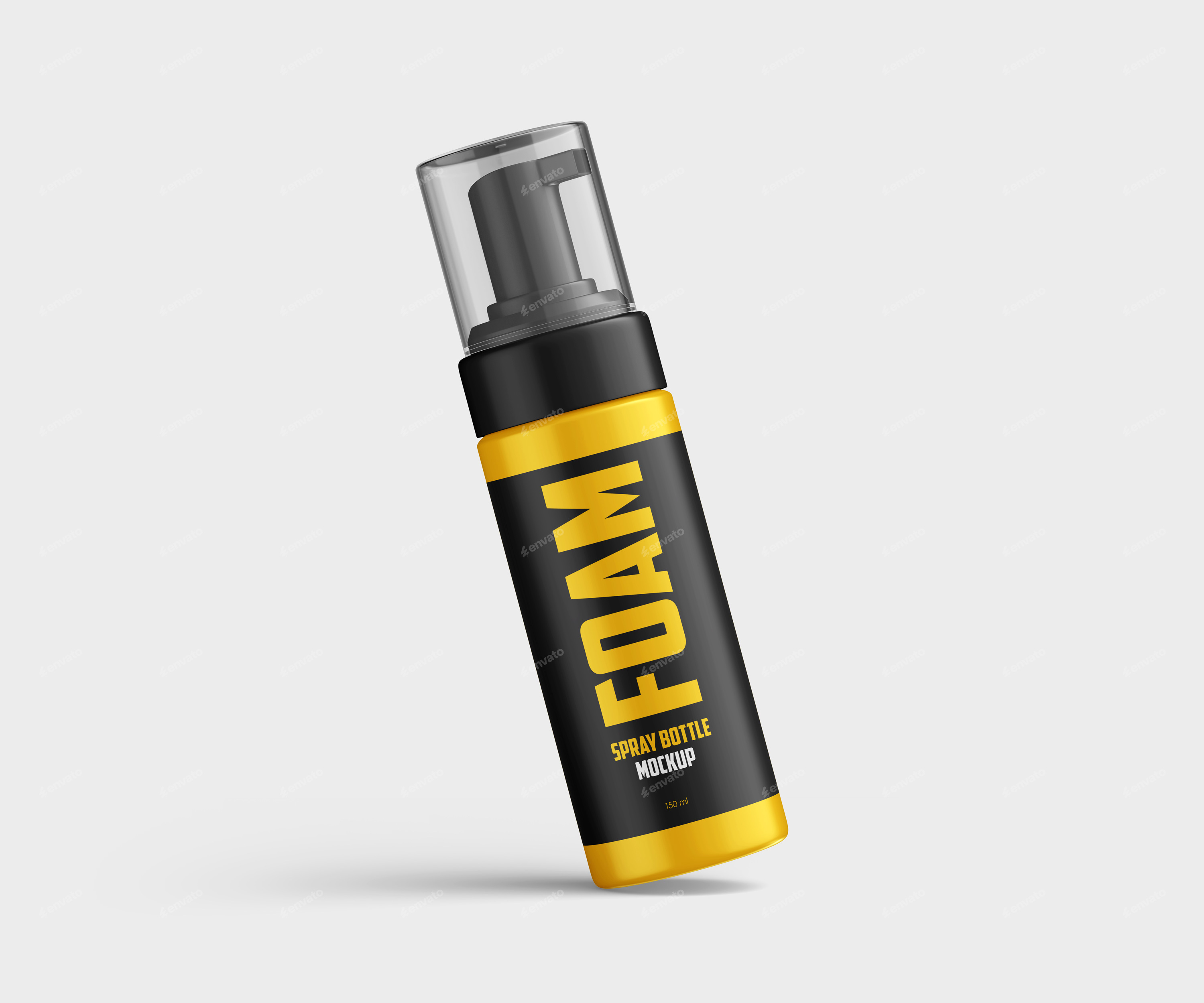 Foam Spray Bottle Mockup Set, Graphics | GraphicRiver