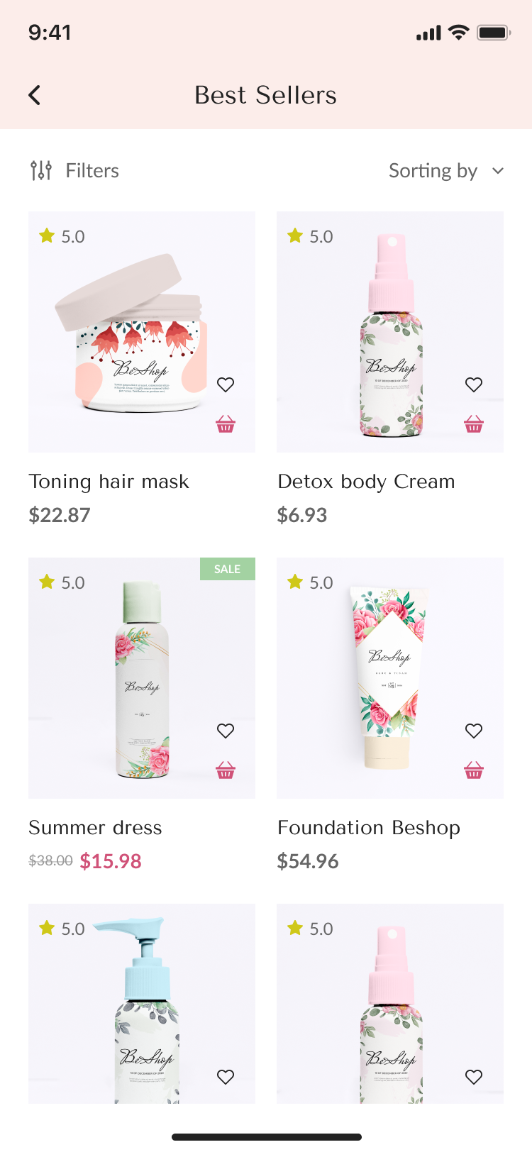 BeShop - Beauty Store & eCommerce React Mobile App | PWA by George_Fx