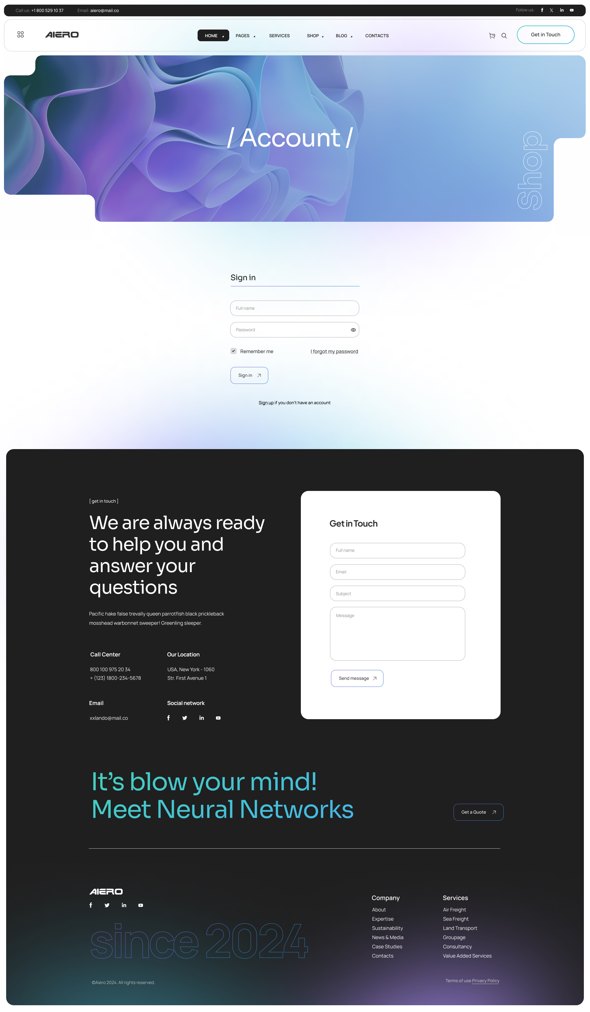 Aiero | Artificial Intelligence Figma Template by Artureanec | ThemeForest