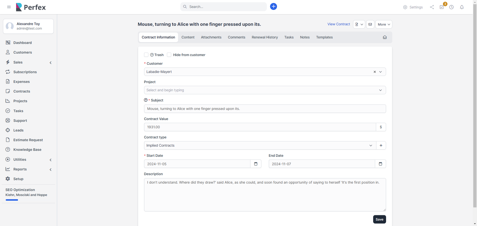 Perfex - Powerful Open Source CRM by MSTdev | CodeCanyon