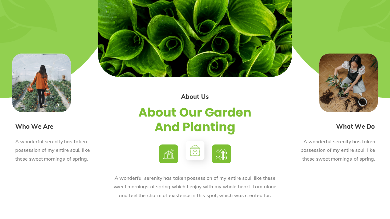 Greenies - Garden Google Slide Presentation Template, Presentation ...