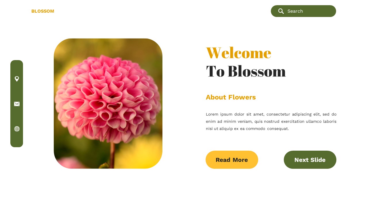 Blossom - Flower Keynote Templates, Presentation Templates | GraphicRiver