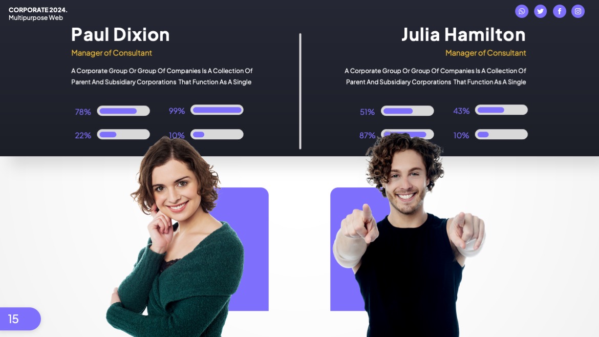 Oxtra - Business Consulting Powerpoint Template, Presentation Templates