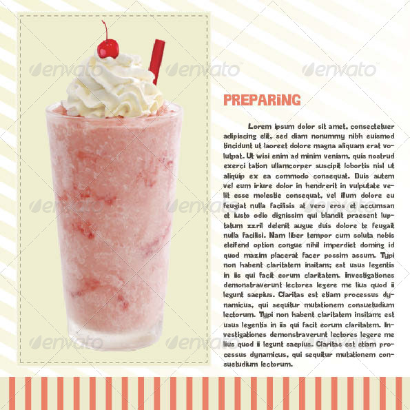 Dessert Book Template, Print Templates | GraphicRiver