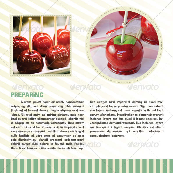 Dessert Book Template, Print Templates | GraphicRiver