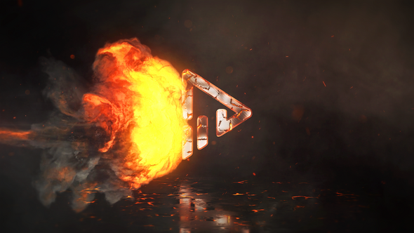 Fire Logo Reveal, After Effects Project Files | VideoHive