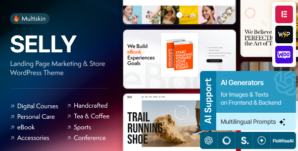 Selly - Promo Sales Landing Page WordPress Theme by AncoraThemes | ThemeForest