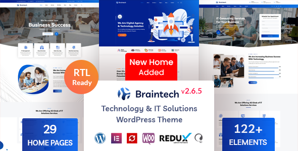 Braintech - Technology & IT Solutions WordPress Theme by rs-theme ...