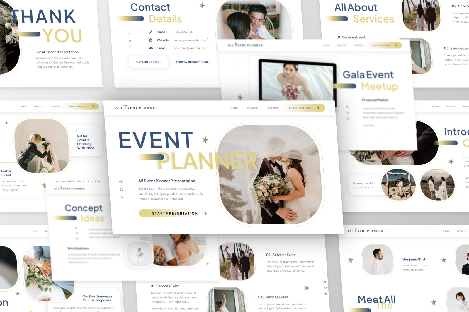 All Event - Event Planner Keynote Template, Presentation Templates