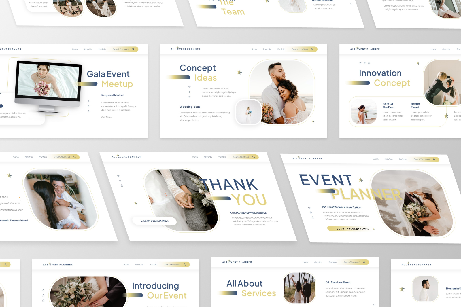 All Event - Event Planner PowerPoint Template, Presentation Templates