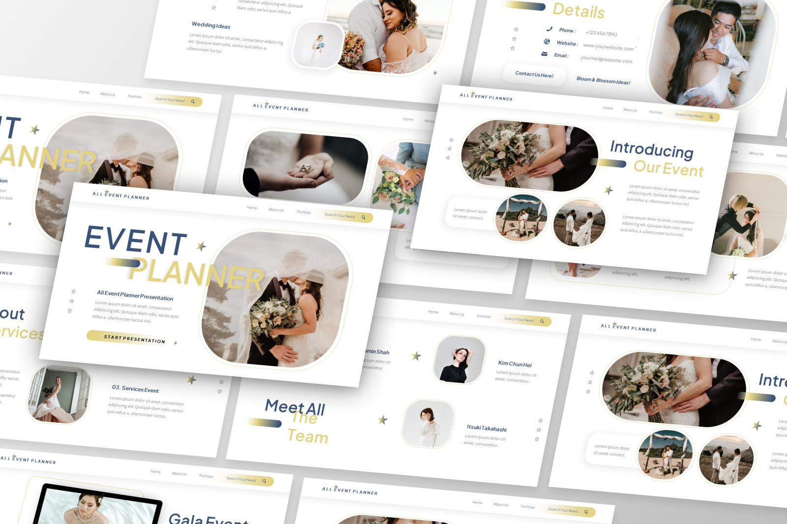 All Event - Event Planner PowerPoint Template, Presentation Templates