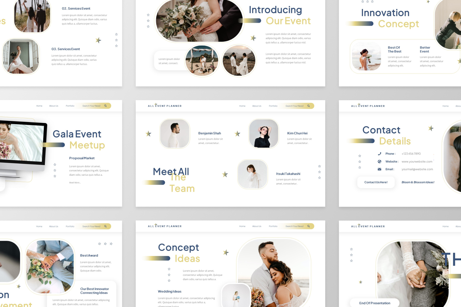 All Event - Event Planner PowerPoint Template, Presentation Templates