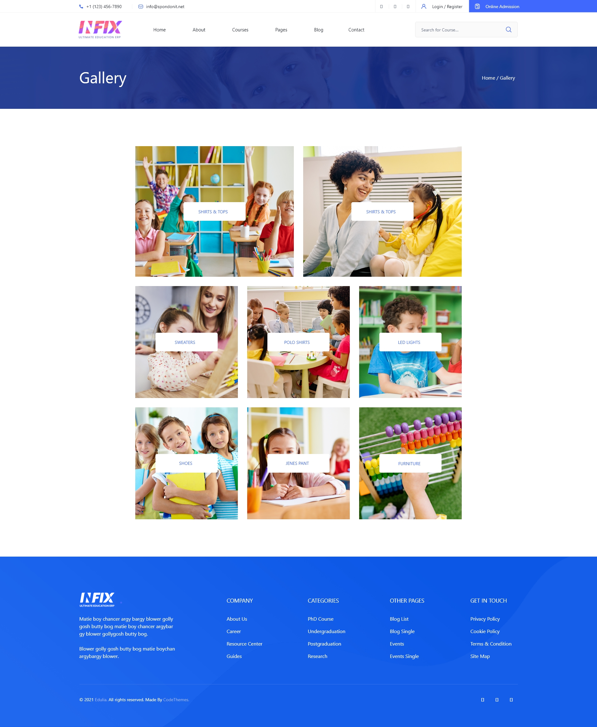 InfixEdu School - School Management System Software by CodeThemes ...