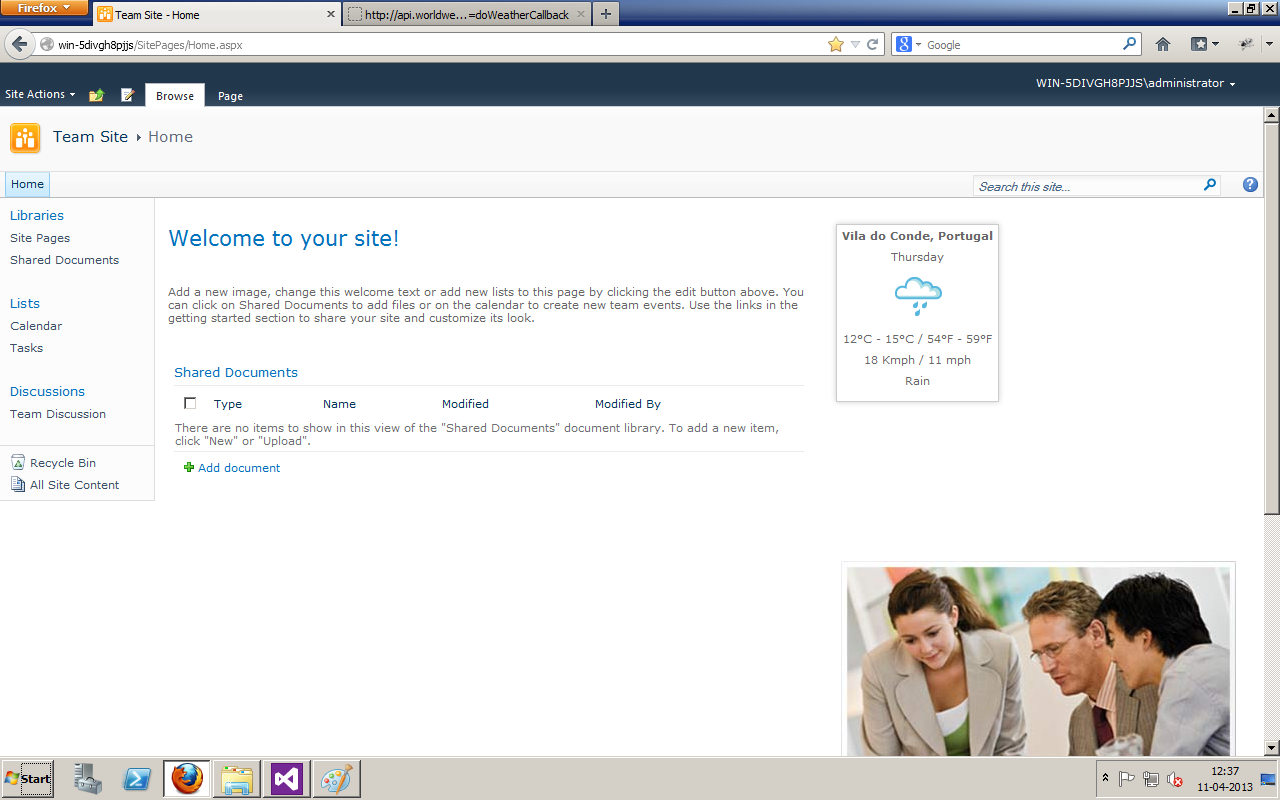 SharePoint 2010/2013 Weather Webpart by tduartethemes | CodeCanyon